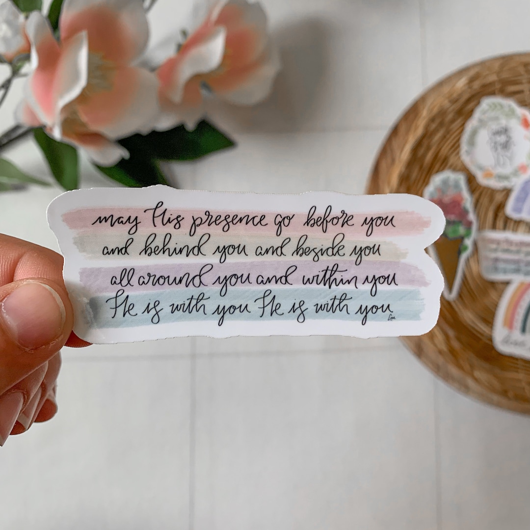 Cute Song Lyrics Sticker - "the Blessing" Sticker - Religious Sticker ...