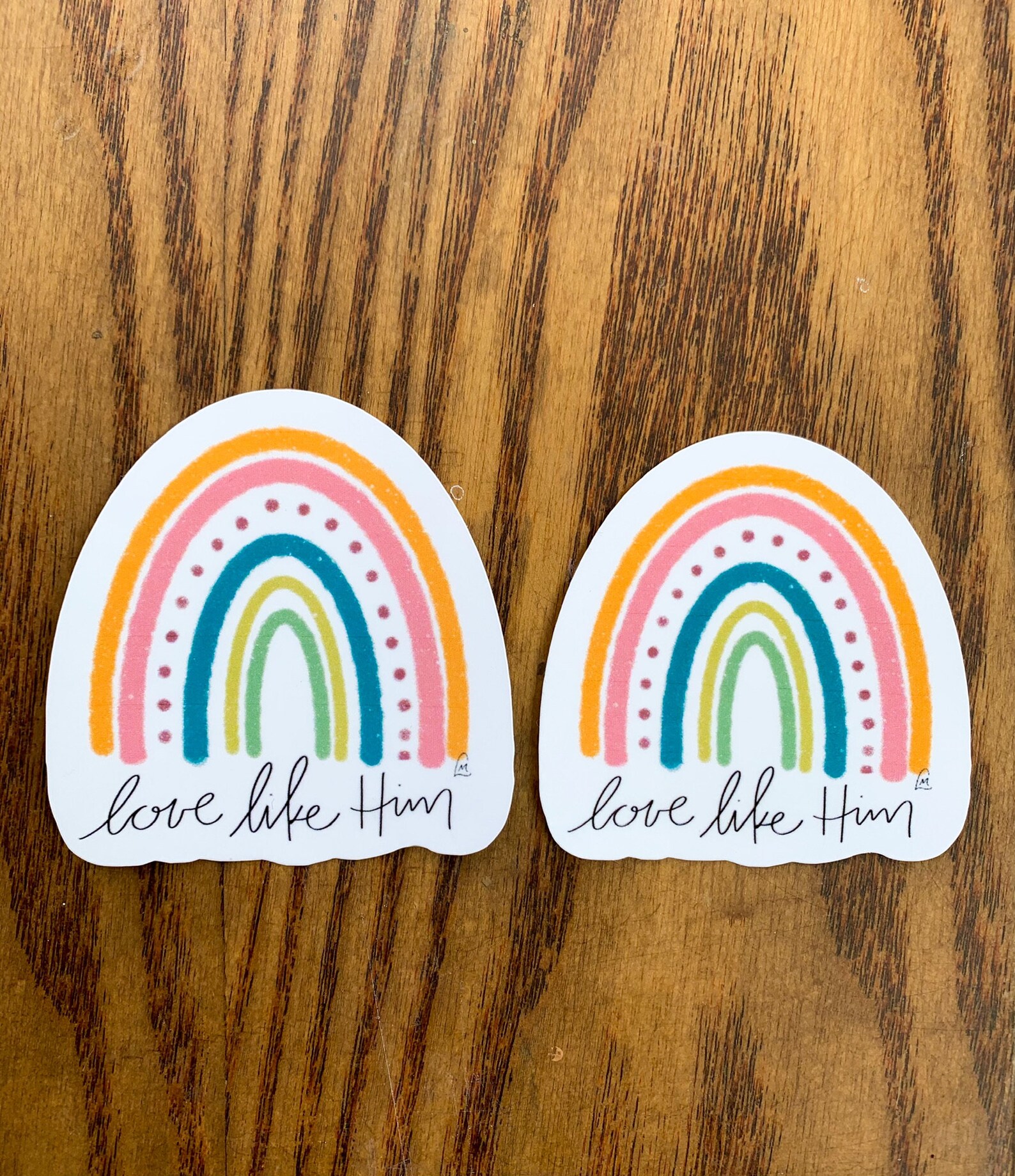 Cute Rainbow Sticker Boho Rainbow Sticker Inspirational | Etsy