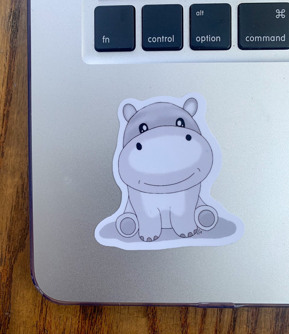 Cute Baby Hippo Sticker - Baby Animal Sticker - Laptop Sticker - Etsy