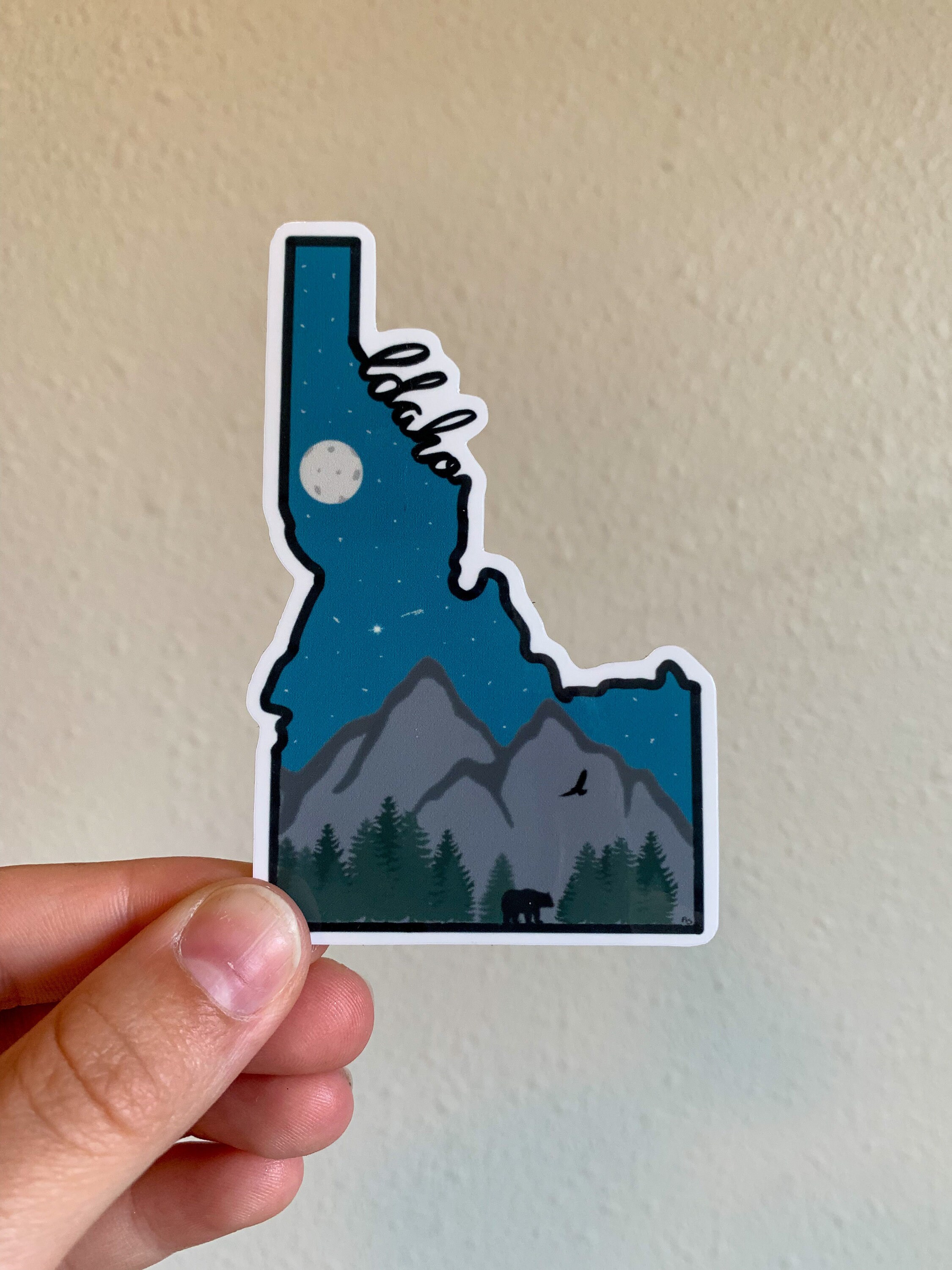 Idaho Sticker Idaho Gift Idaho State Sticker Idaho Hydro - Etsy