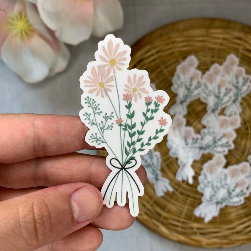 Flower Stickers - Etsy
