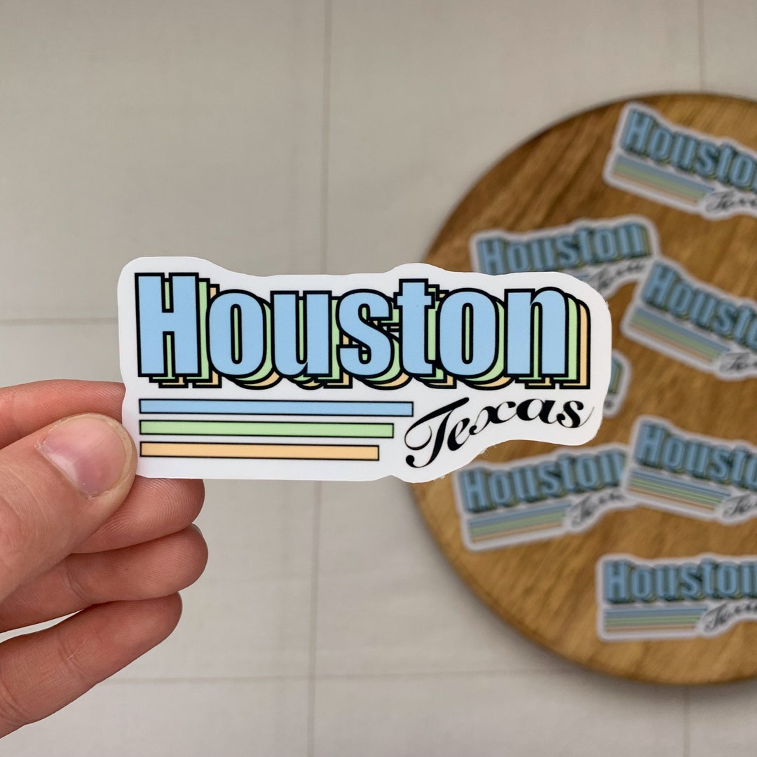 Waterproof Houston Texas Sticker - Houston Laptop Sticker - Houston ...