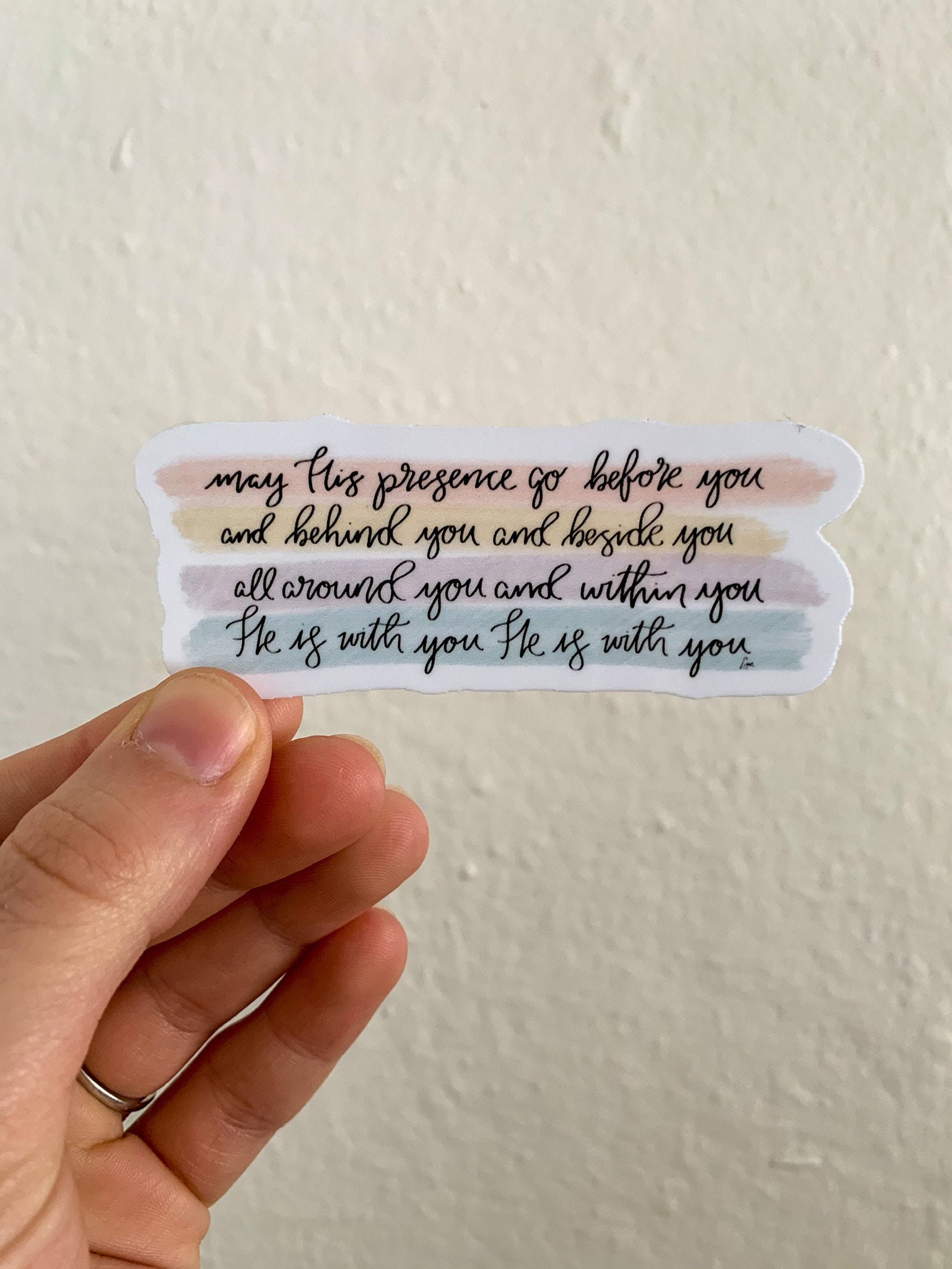 Cute Song Lyrics Sticker the Blessing Sticker - Etsy