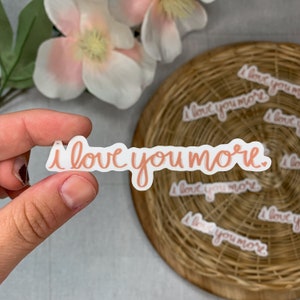 Love You More - Etsy