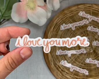 I Love You Sticker - Etsy
