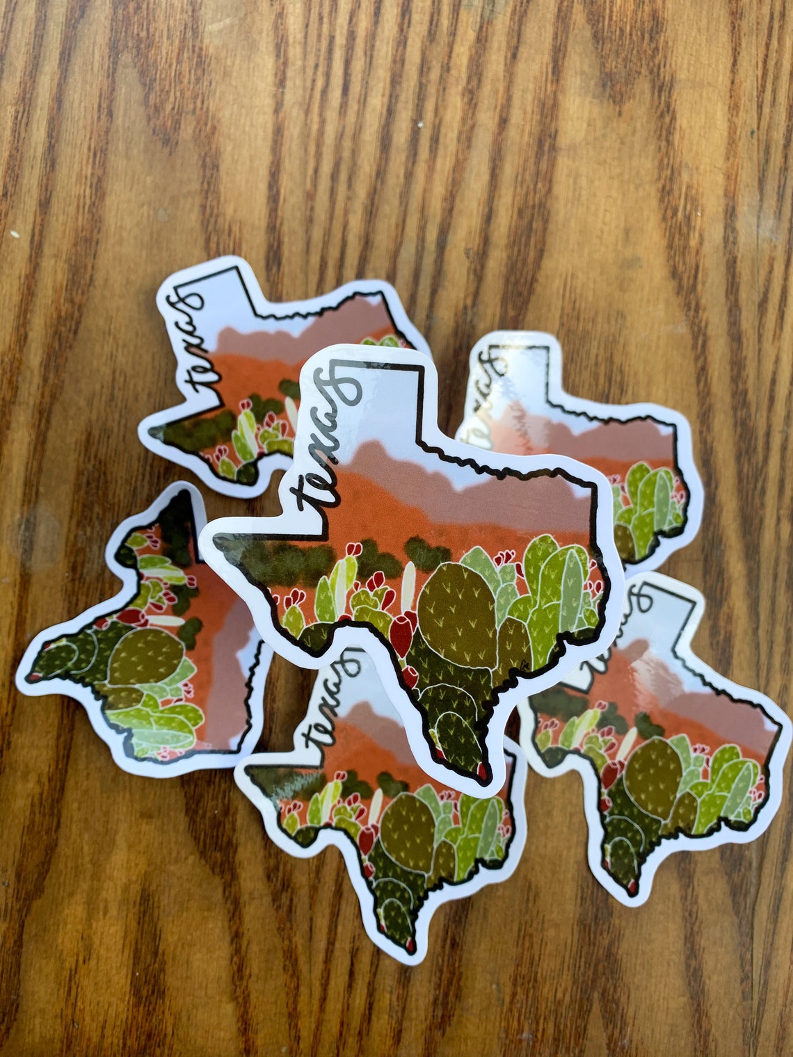 Cute Texas Sticker Texas State Stickers Texas State Art - Etsy