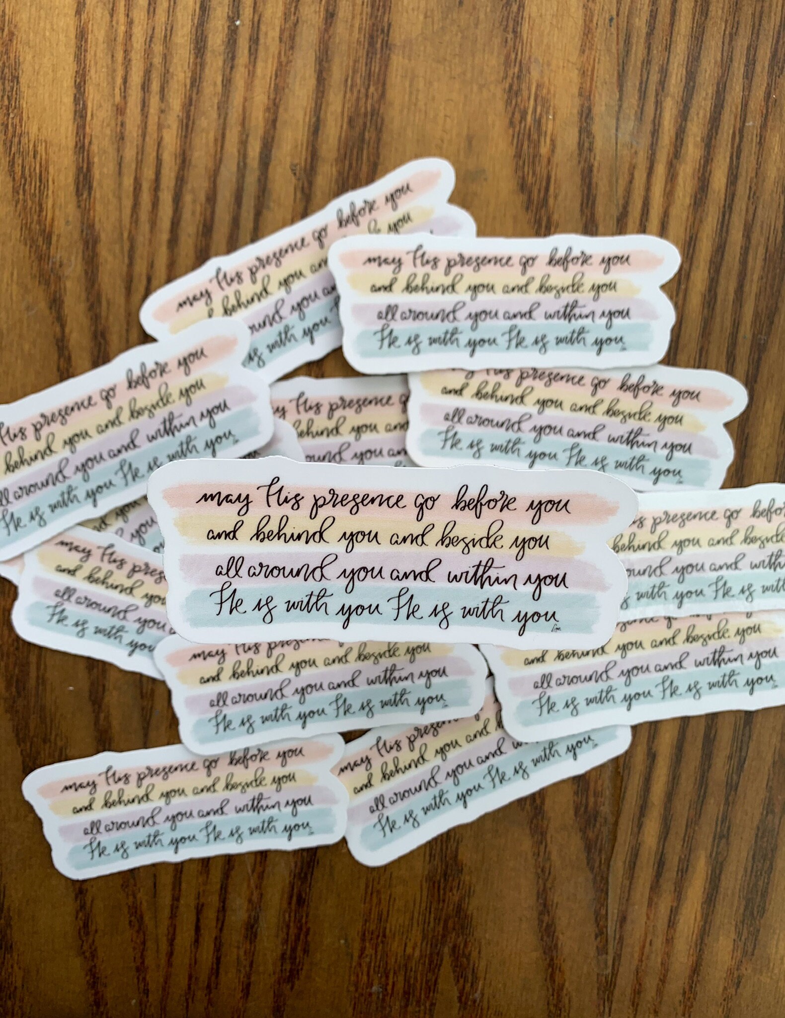 Cute Song Lyrics Sticker - "the Blessing" Sticker - Religious Sticker ...