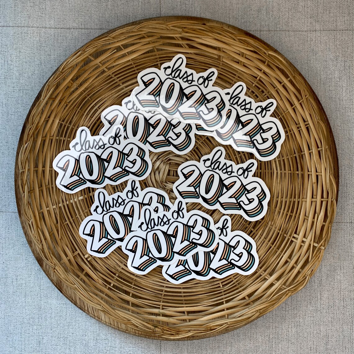 Waterproof Class of 2023 Sticker Gift for Laptop or Hydroflask- 2023 ...