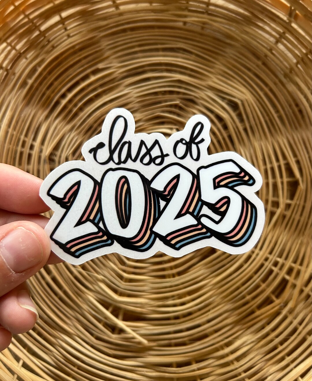 Waterproof Class of 2025 Sticker Gift for Laptop or Hydro Flask- 2025 ...