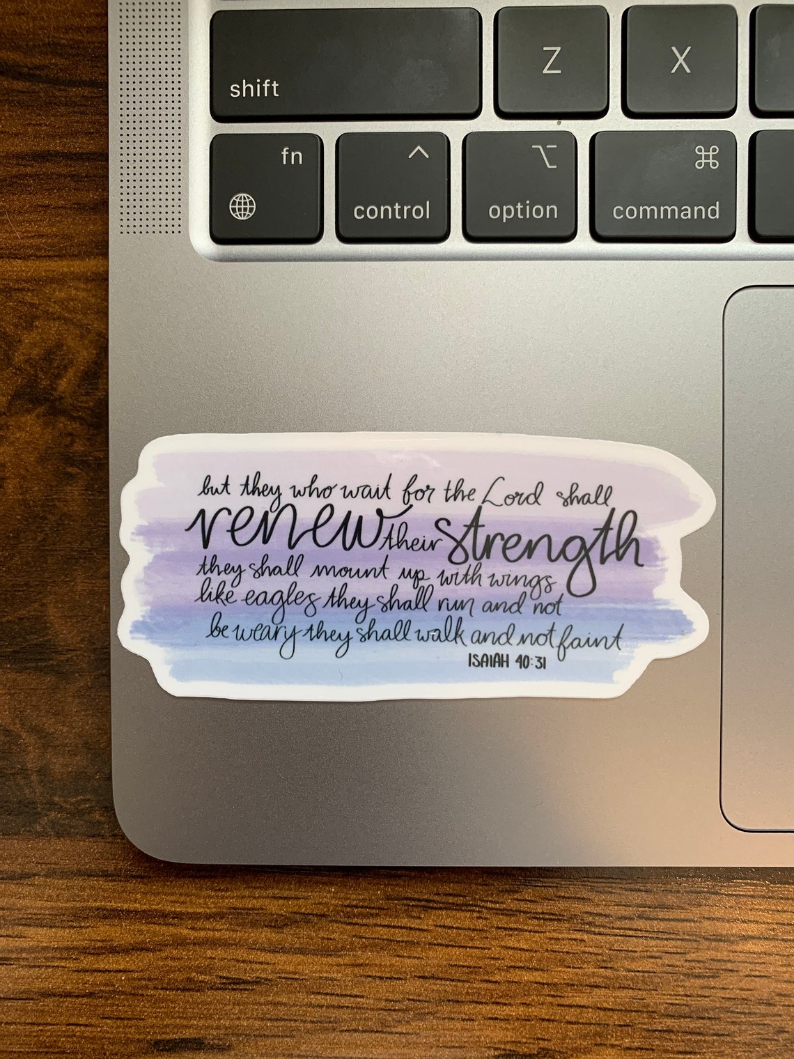 Cute Isaiah 40:31 Bible Verse Sticker - "but Those Who Wait for the ...