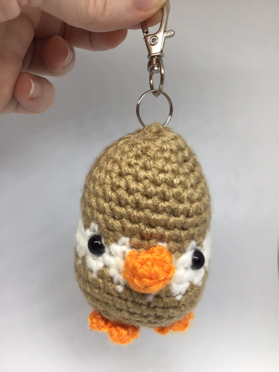 Little Peekaboo Egg Chick Crochet Amigurumi Plush keychain | Etsy