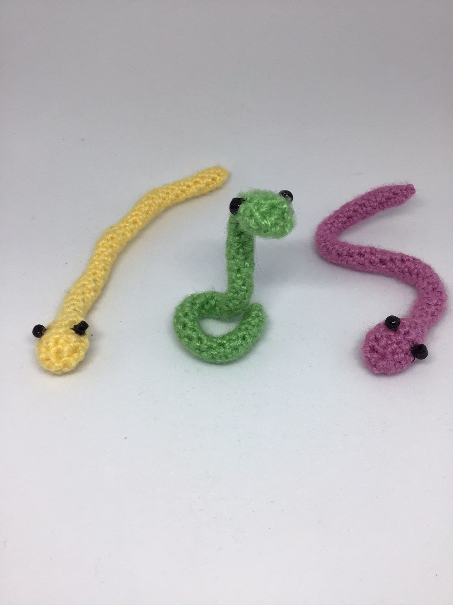 Tiny Posable Handmade Crochet Snake | Etsy