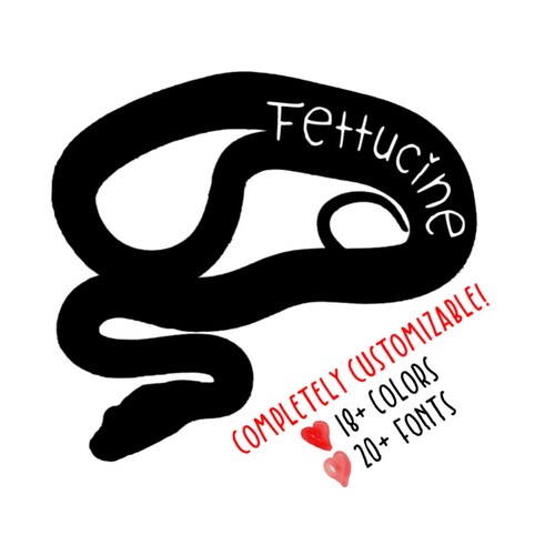 Customizable Name Ball Python Snake Vinyl Decal READ - Etsy