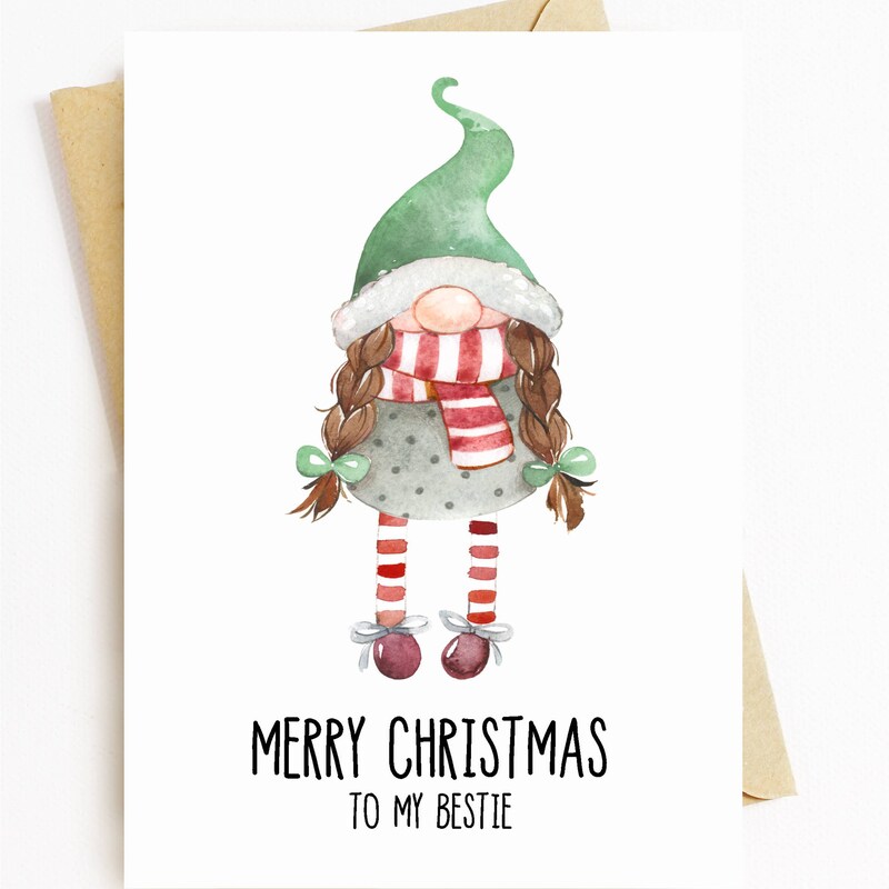 Best Friend Gnome Christmas - Etsy UK