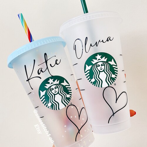 Navy Blue Cold Cup 24oz With Lid and Straw Reusable - Etsy