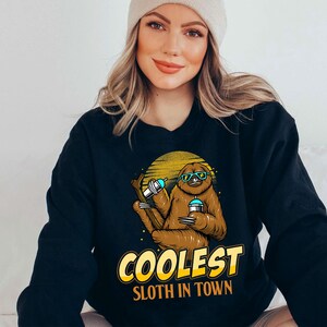 130+ Files Sloth Png Bundle, Funny Sloth Shirt Designs, Funny Sloth ...