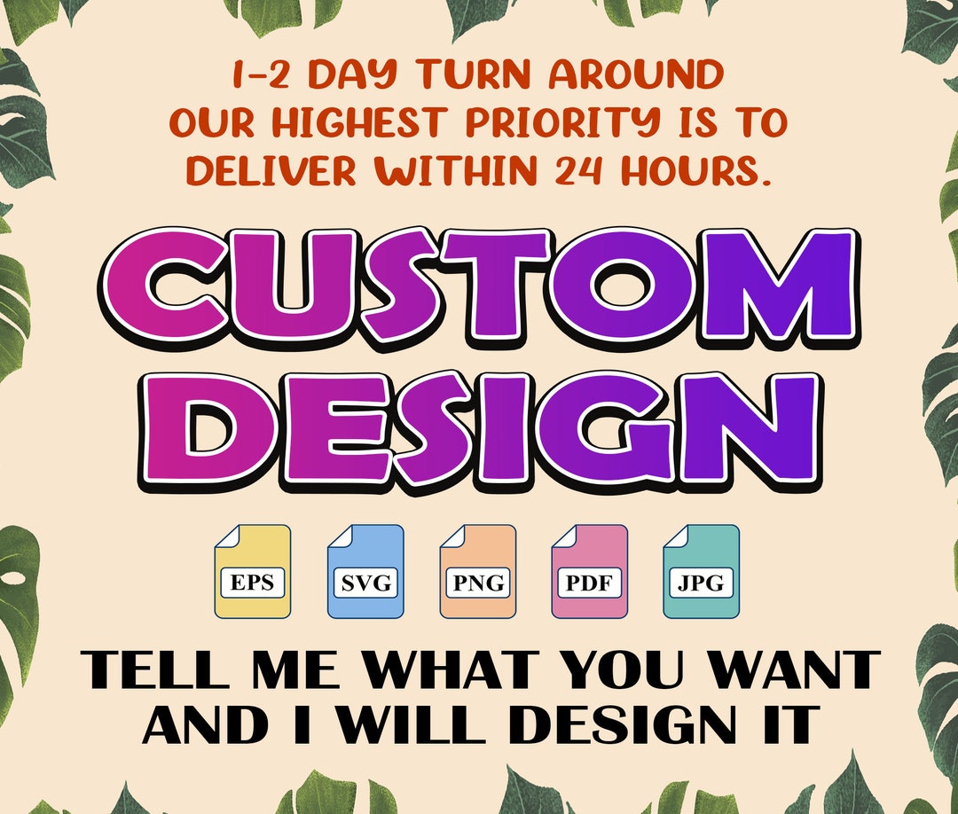 Custom Svg, Personalized Svg, Custom Svg Cut File, Custom Design ...