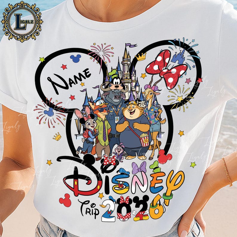 CUSTOM NAME Cartoon Friends Trip 2026 for Boys & Girls PNG, Cute ...