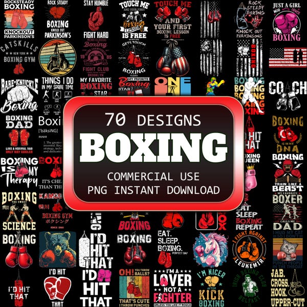 Png Bundle Boxing - Etsy