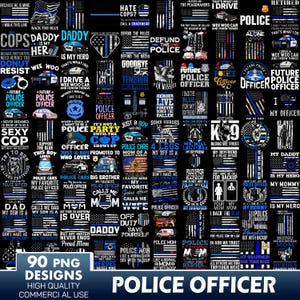 90 Policeman Png Bundle, Cop Clipart, Police Graphic, Officer Shirt ...
