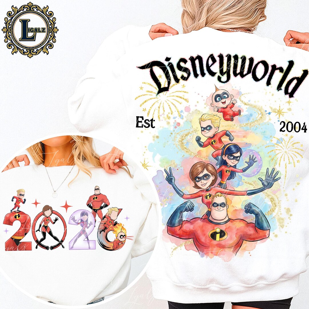 Cute Superhero Family 2026 PNG, Front & Back Shirt Design, Vintage ...