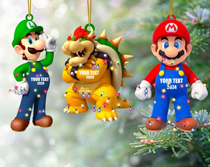 Christmas Ornament, Mario Bros. Ornament, Shy Guy B-dasher, Nintendo ...
