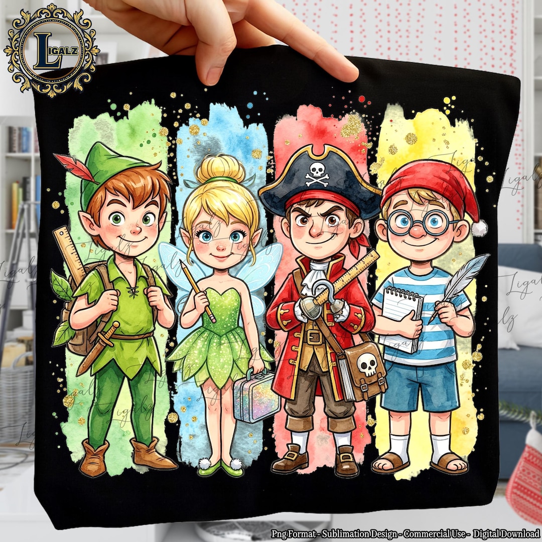 Cute School Cartoon Characters PNG, Little Fairy and Friends Design ...