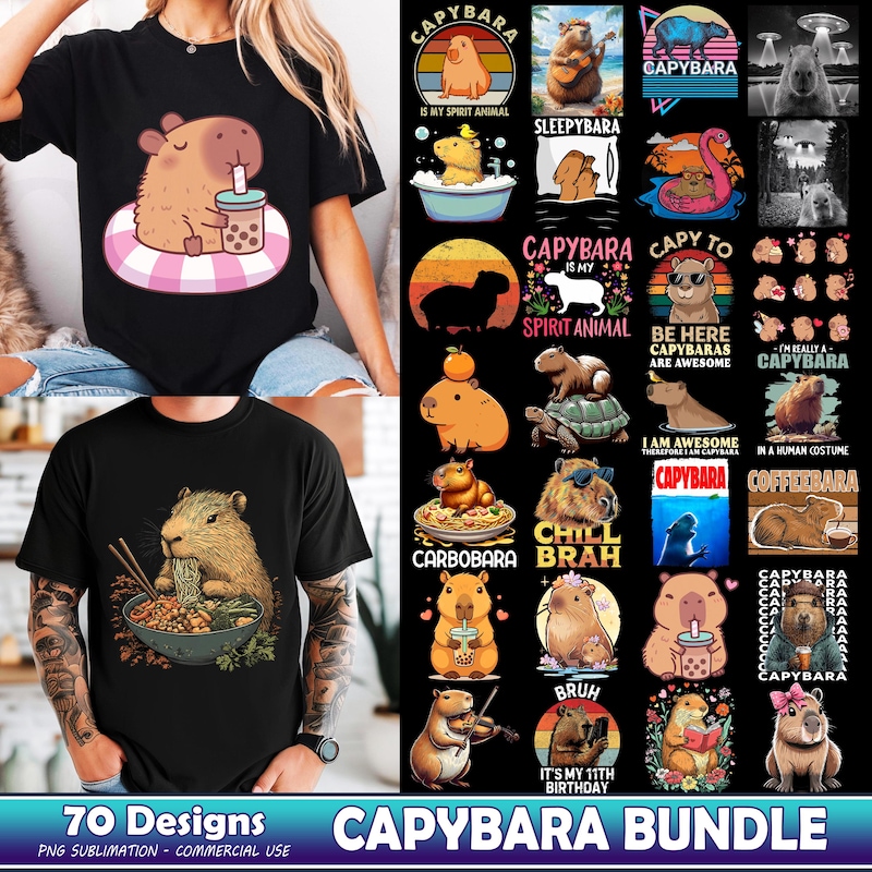 Capybara Shirt - Etsy