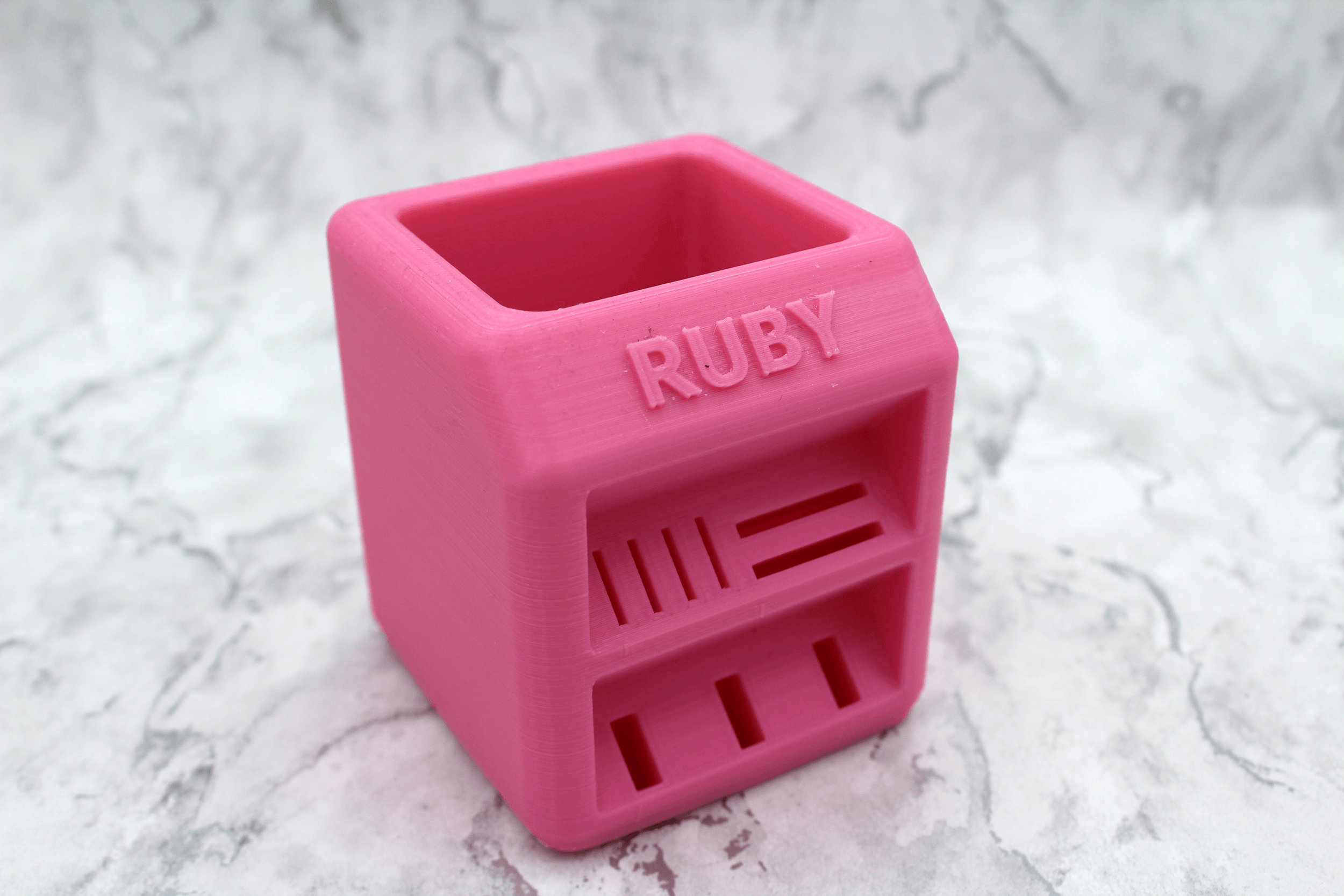 Personalised USB Desk Tidy 3D Printed Custom Name Home | Etsy