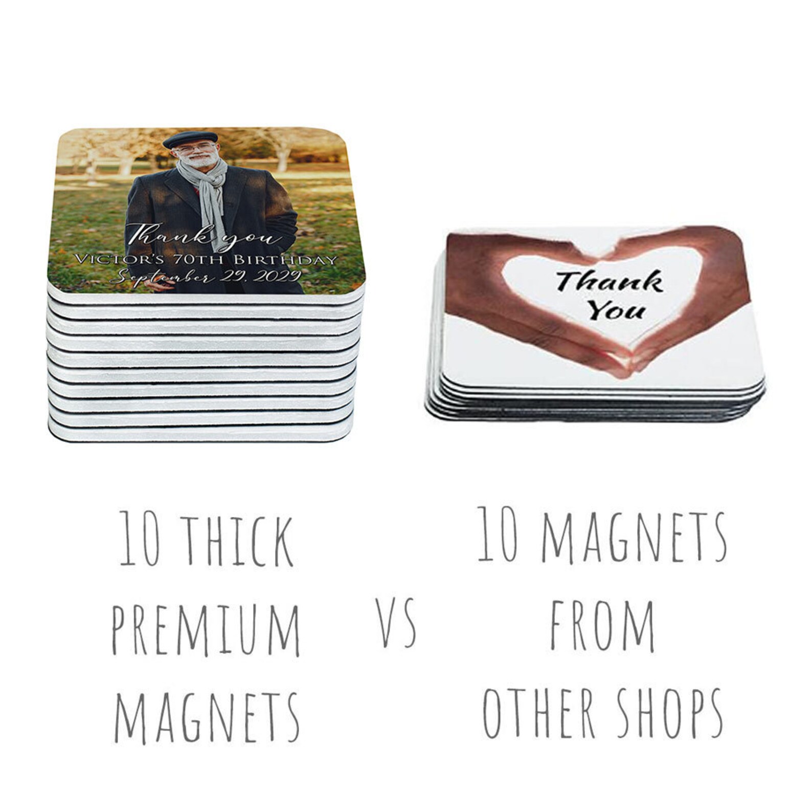 Birthday Magnets Party Favor Magnets Great Thank You Gifts for Your ...