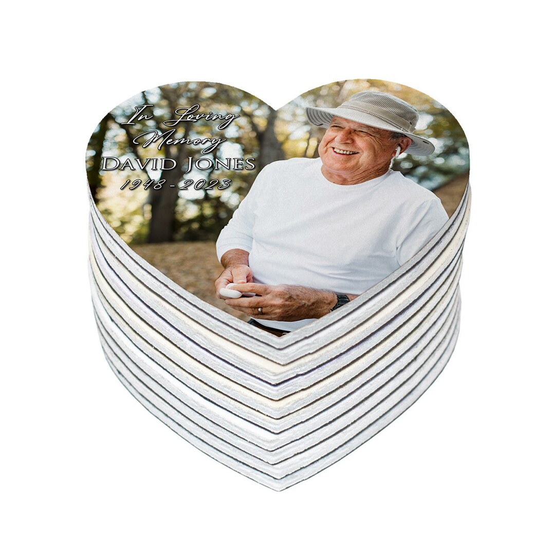 Memorial Magnets Favors Funeral in Loving Memory Loved One Gifts for ...