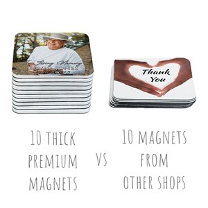 Memorial Magnets Favors Funeral in Loving Memory Loved One Gifts for ...