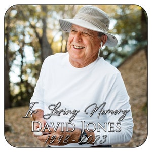 Memorial Magnets Favors Funeral in Loving Memory Loved One Gifts for ...