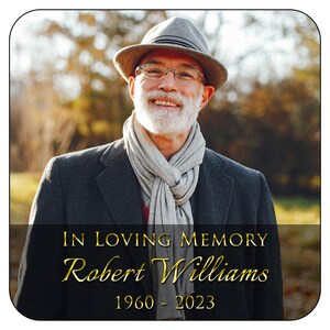 Memorial Magnets Favors Funeral in Loving Memory Loved One Gifts for ...