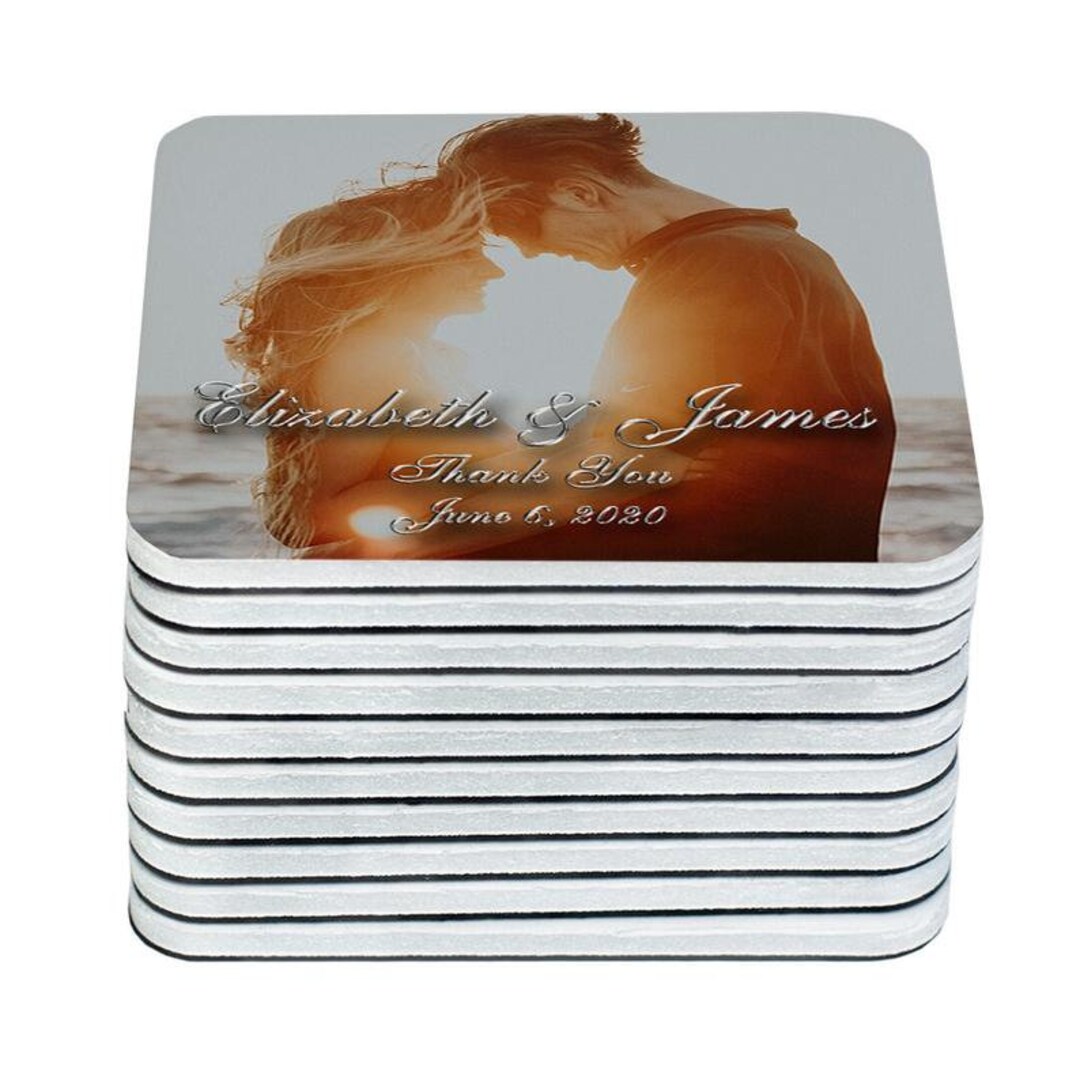 Thick Photo Magnets, Thank You Magnets, Personalized Wedding Favors - Etsy