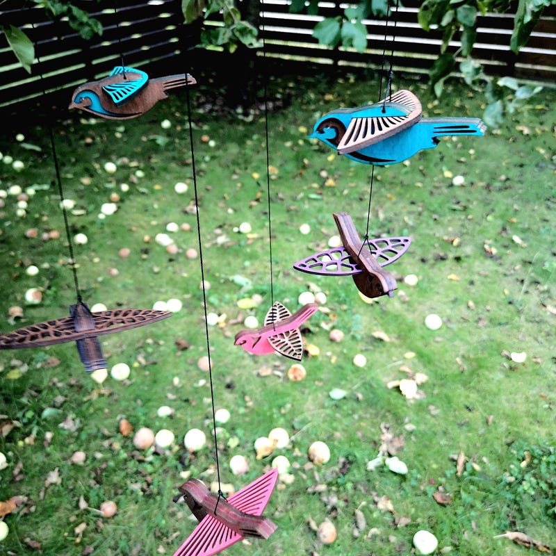 Flying Bird Mobile - Etsy
