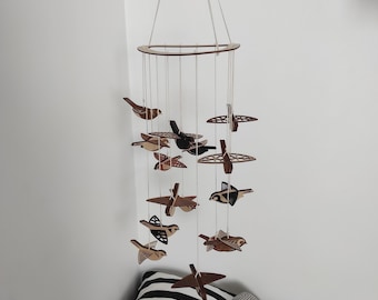 Flying Bird Mobile - Etsy