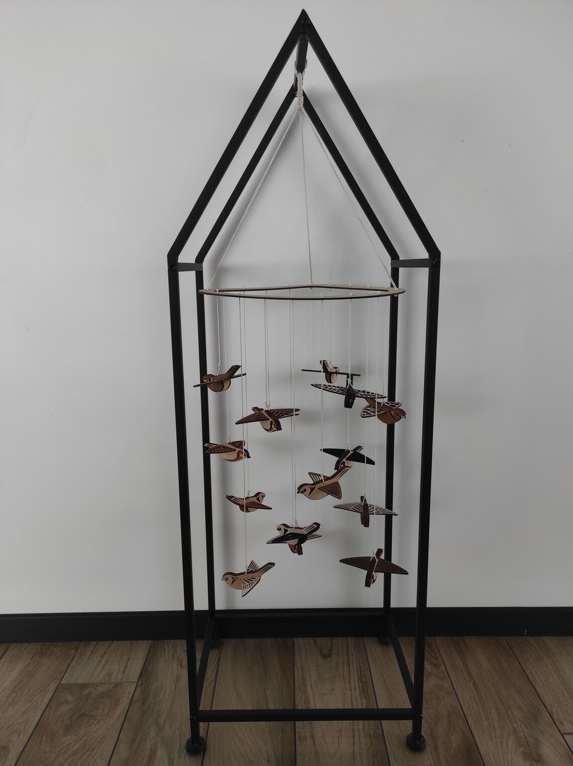 Wood Flying Fly Bird Mobile Baby Mobile Wooden Decoration - Etsy