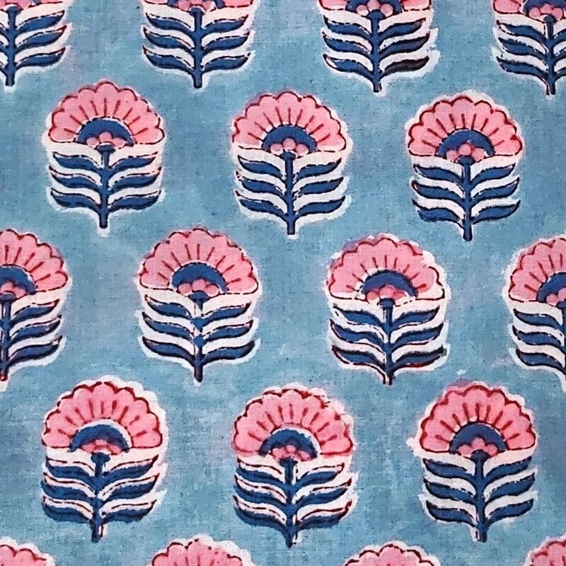 Indian Block Print Fabric - Etsy