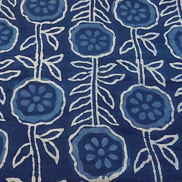 Indigo Blue Fabric - Etsy