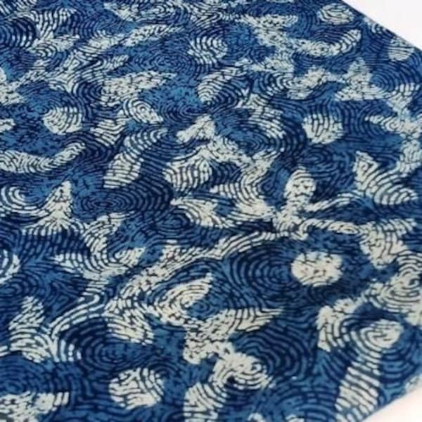 Indigo Blue Fabric - Etsy