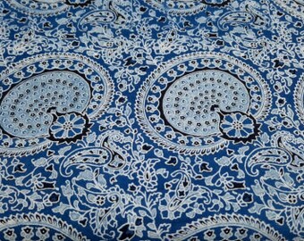 Blue Aztec Print Fabric - Etsy
