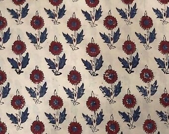 Indian Red Block Print - Etsy