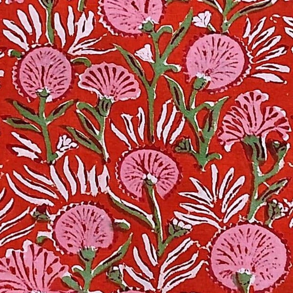 Red and Pink Fabric - Etsy
