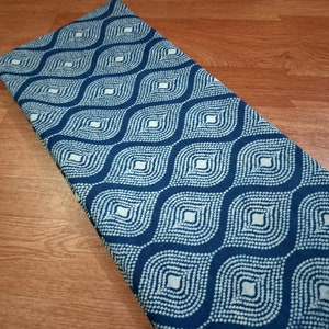 Indigo Blue Block Print Fabric,geometrical Print Fabric,dressmaking ...