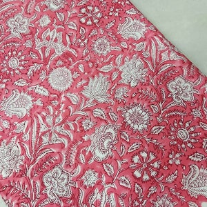 Pink Rayon Fabric,rayon Floral Print Fabric,by the Metre Fabric,dress ...