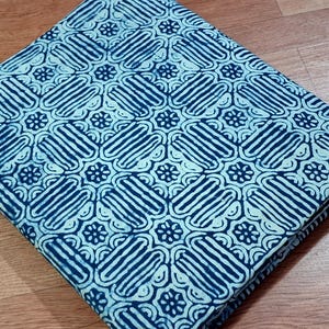 Indigo Blue Block Print Fabric,geometric Print Fabric,by the Yard ...