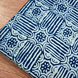 Indigo Blue Block Print Fabric,geometric Print Fabric,by the Yard ...