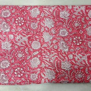 Pink Rayon Fabric,rayon Floral Print Fabric,by the Metre Fabric,dress ...