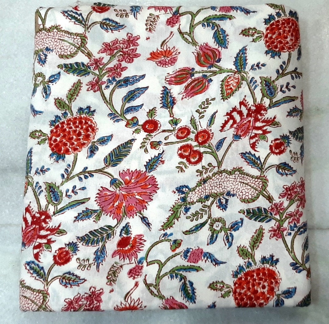 Rayon Fabric,rayon Floral Print Fabric,white Pink Rayon Fabric,by the ...